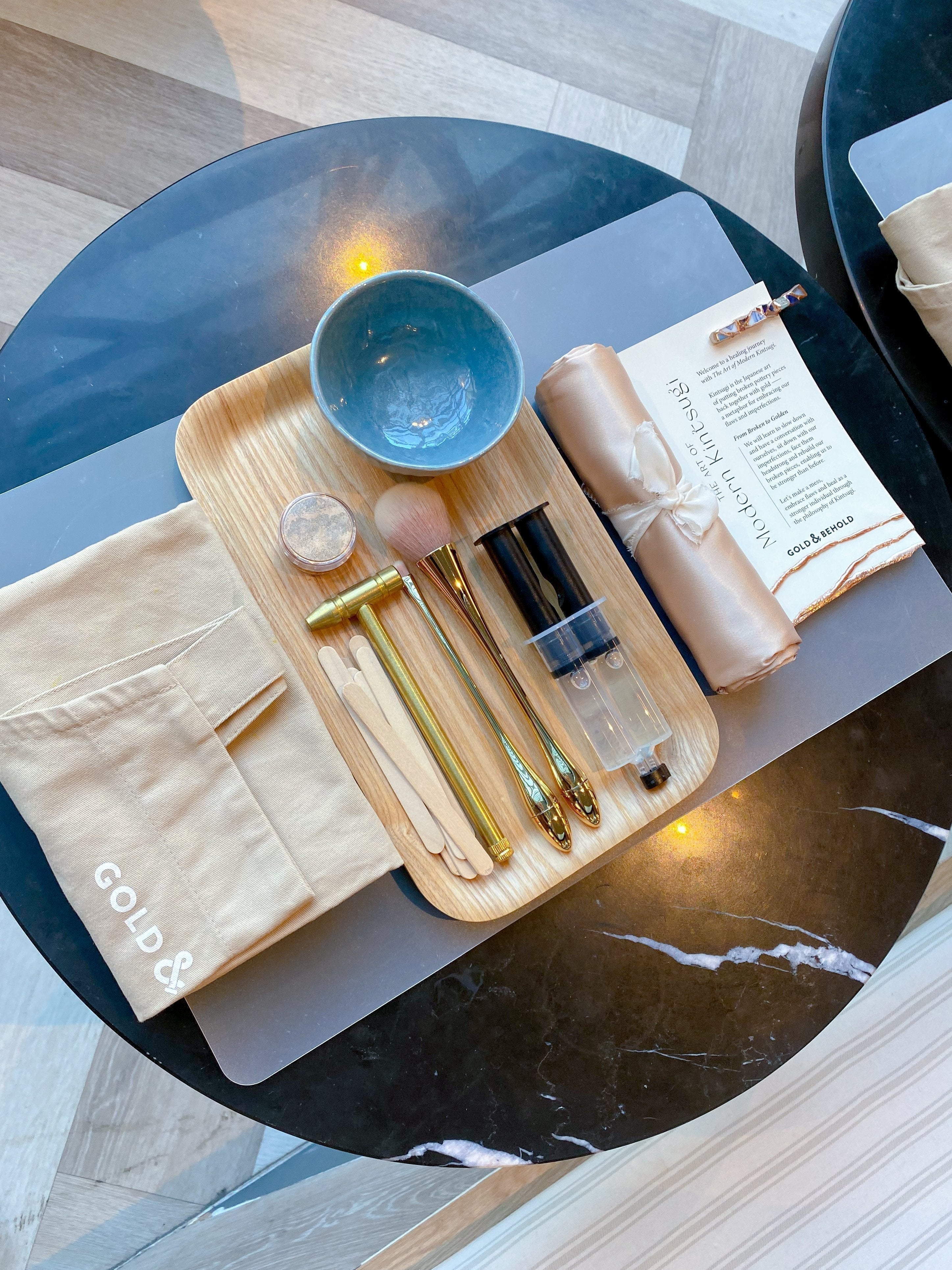 First Modern Kintsugi Workshop in Singapore by Gold & Behold